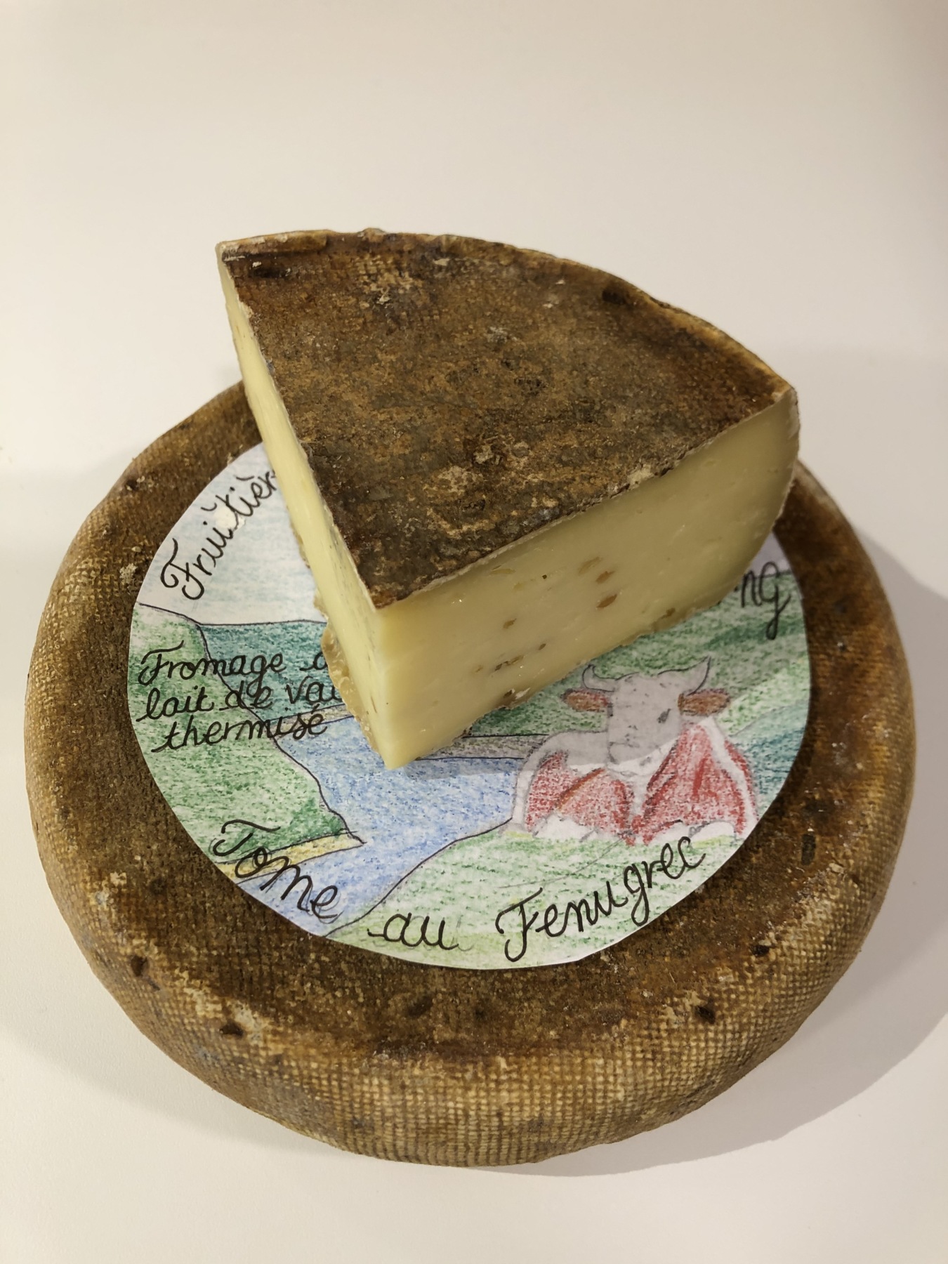 La Tomme du Jura - Fromage du Jura - Acheter en ligne - TOME AU FENUGREC